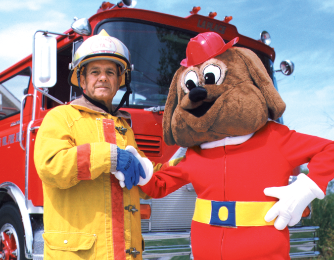 Red the Fire Dog in Our Friends the Firefighters | FIRESAFE.TV