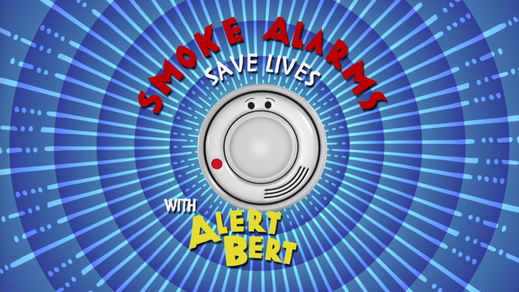 Smoke Alarms Save Lives w/ Alert Bert | FIRESAFE.TV